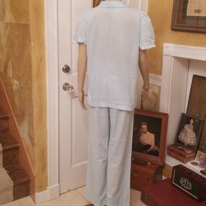 Vintage | Intimates & Sleepwear | Vintage 4s Mary Jane Baby Blue Pajama ...
